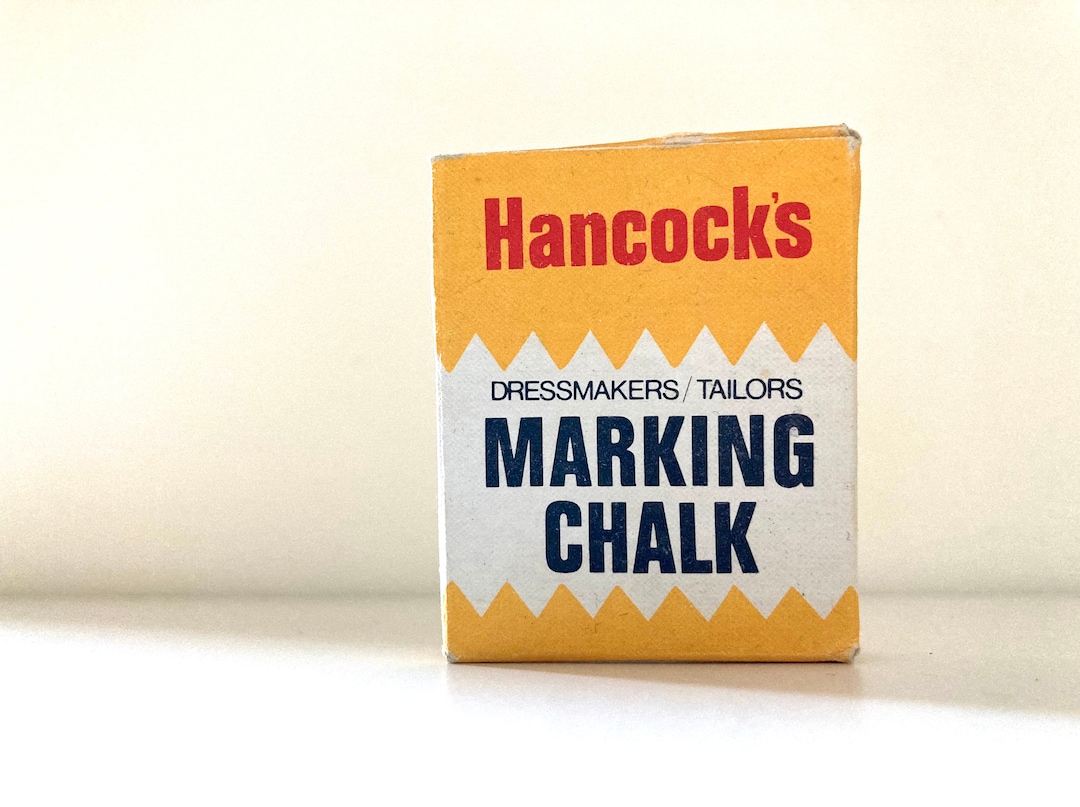 Vintage Hancock's Marking Chalk BOX - Etsy