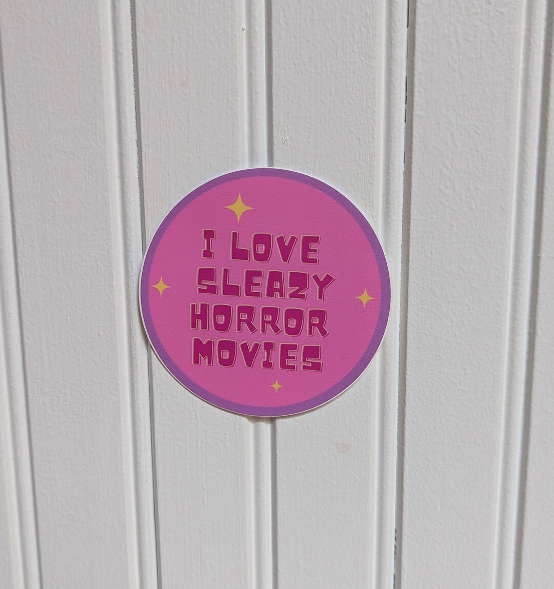 Sleazy Horror Movie 3” Vinyl Sticker - Etsy