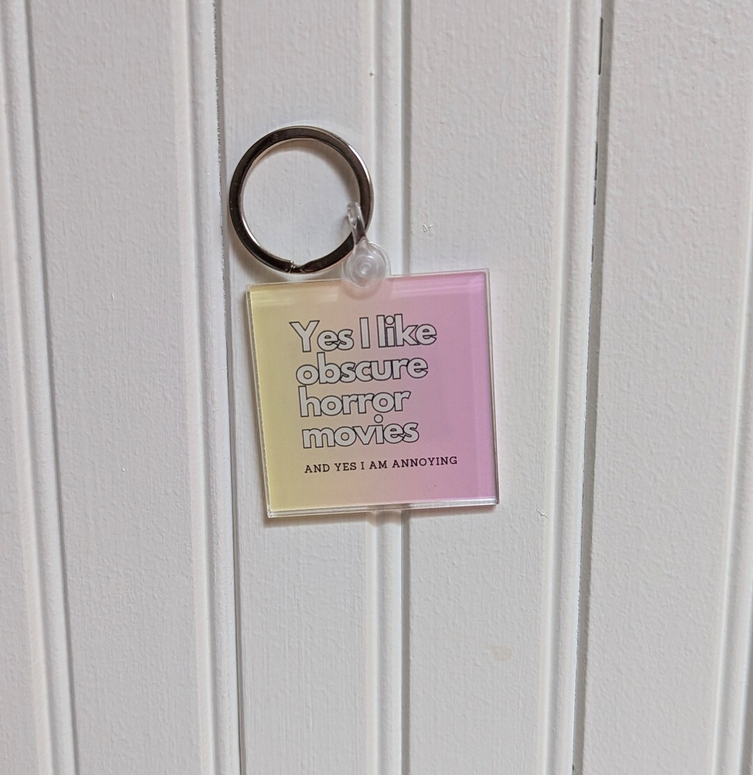 Annoying Horror Movie Keychain - Etsy
