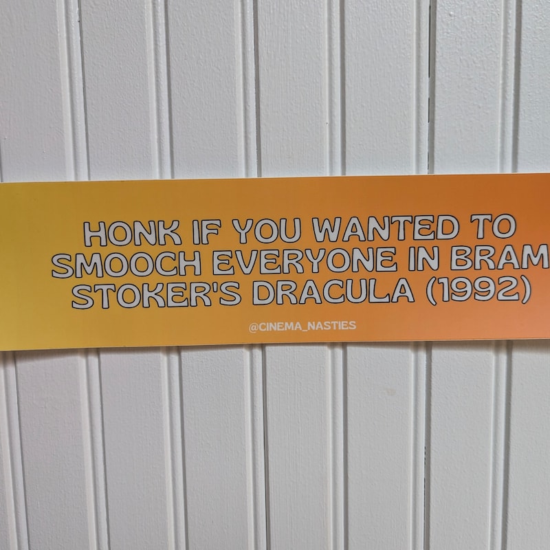 Dracula Bram Stoker Sticker - Etsy