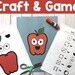 Printable Fall Craft for Kids, Roll-an-apple Game and Craft for ...
