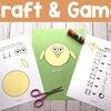 Printable Summer Craft for Kids, Roll-a-crab Game and Craft, Ocean ...