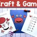 Printable Summer Craft for Kids Roll-a-crab Game and Craft - Etsy Canada