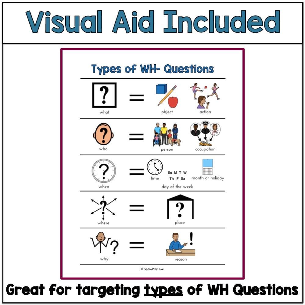 Fall Picture Scenes: WH Questions for Speech Therapy (printable PDF) - Etsy