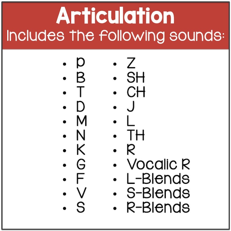 Printable Speech Therapy Craft, Fall, Thanksgiving, Articulation ...