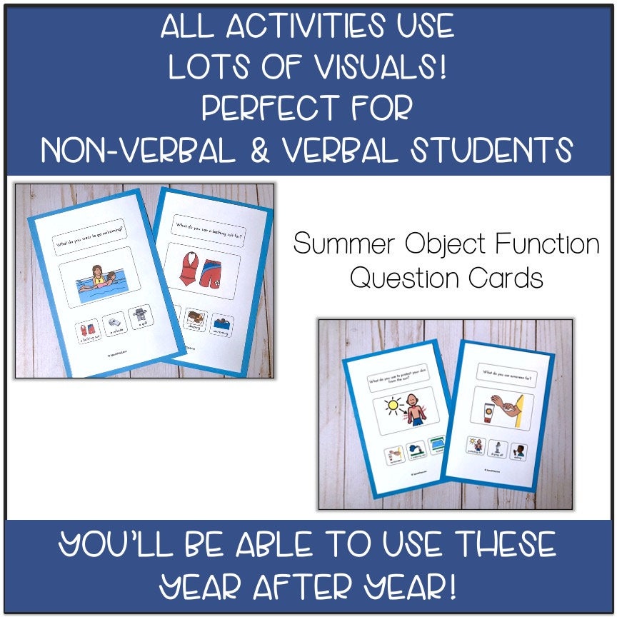 Printable Summer Speech Language Therapy Activities, Homework ...