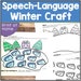 Printable Winter Speech Therapy Materials, Articulation Worksheets, Cut ...