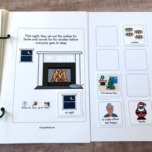 Printable Christmas Interactive Book With Wh Questions, Christmas ...