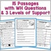 WH Questions Short Stories: Speech Therapy Worksheets (digital Download ...