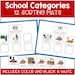 Printable School Category Sorting Activity, Speech Therapy, Special ...