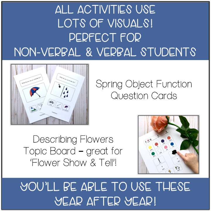 Printable Spring Speech Therapy Activities Bundle Interactive - Etsy