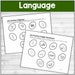 Printable Speech Therapy Craft, Articulation Worksheets, Cut and Glue ...