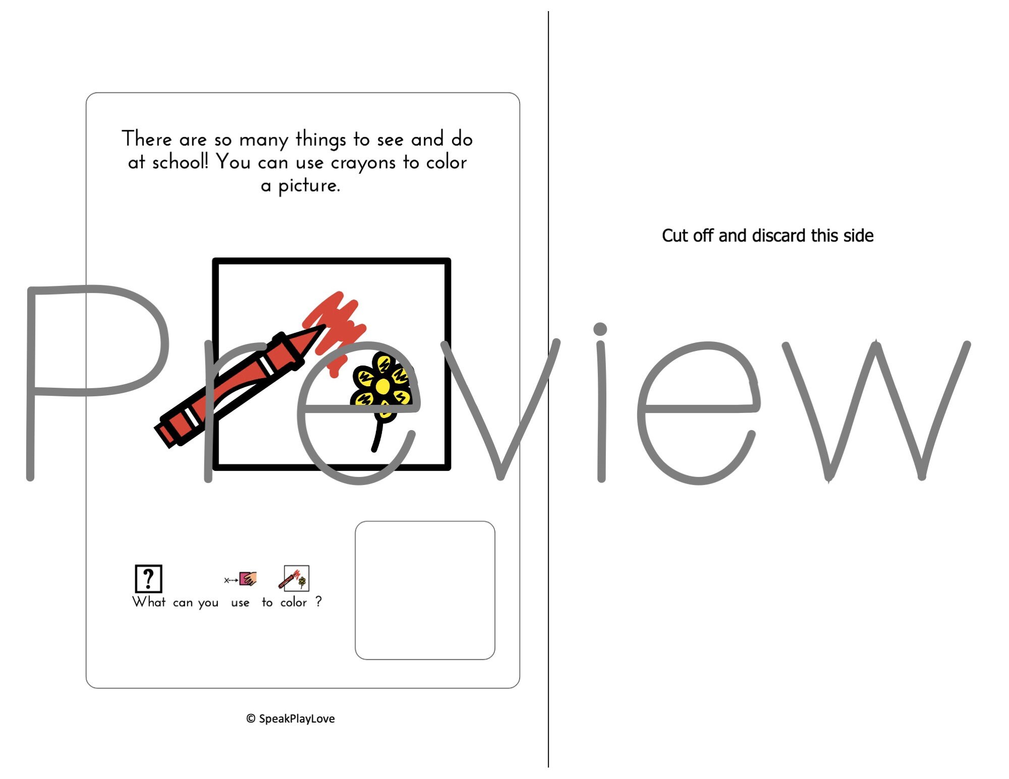 Printable Interactive Books With School-theme, Back to School Speech ...
