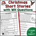 Christmas Short Stories With WH Questions: Speech Therapy (digital ...