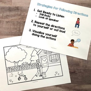 Printable Valentine's Day Following Directions Coloring Pages, Digital ...