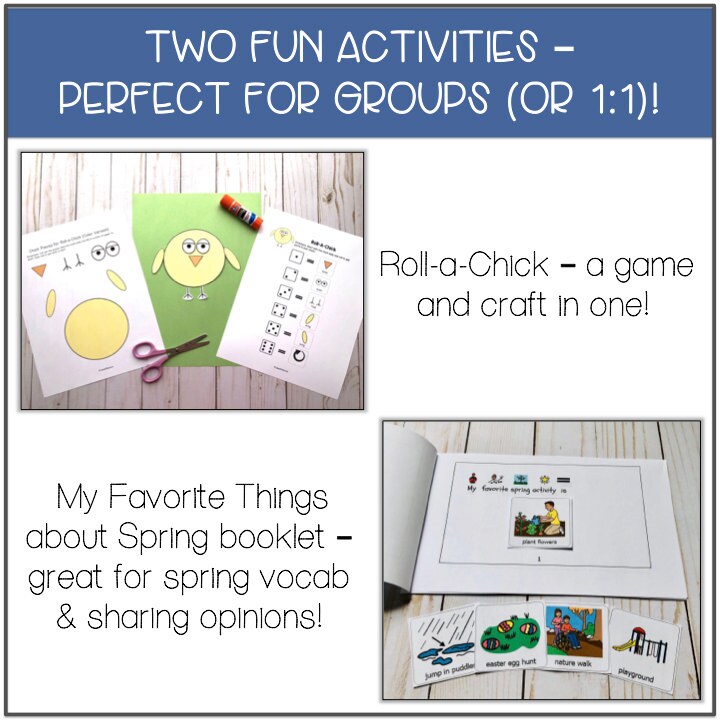 Printable Spring Speech Therapy Activities Bundle, Interactive Books ...