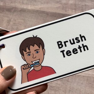 Printable Bedtime Routine Cards for Kids, Night Visual Schedule ...