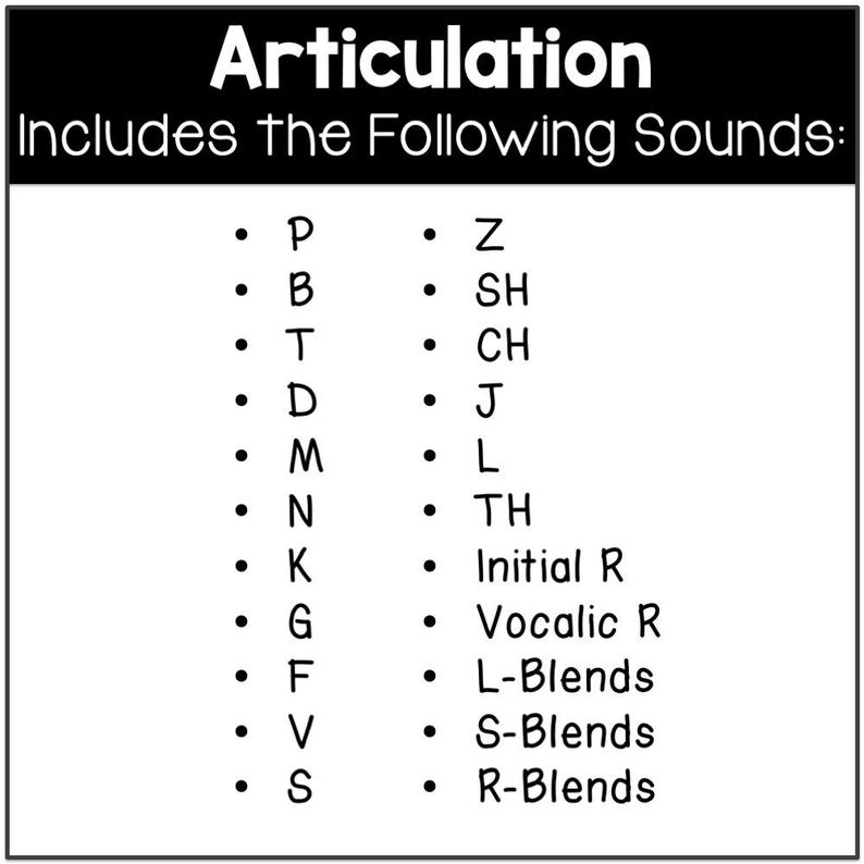 Printable Halloween Speech Therapy Craft, Articulation Worksheets, Cut ...