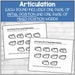 Printable Winter Speech Therapy Materials, Articulation Worksheets, Cut ...