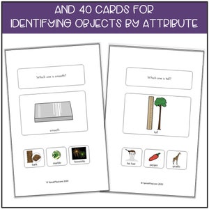 Attributes Cards Printable, Describing Words, Adjectives, Speech ...