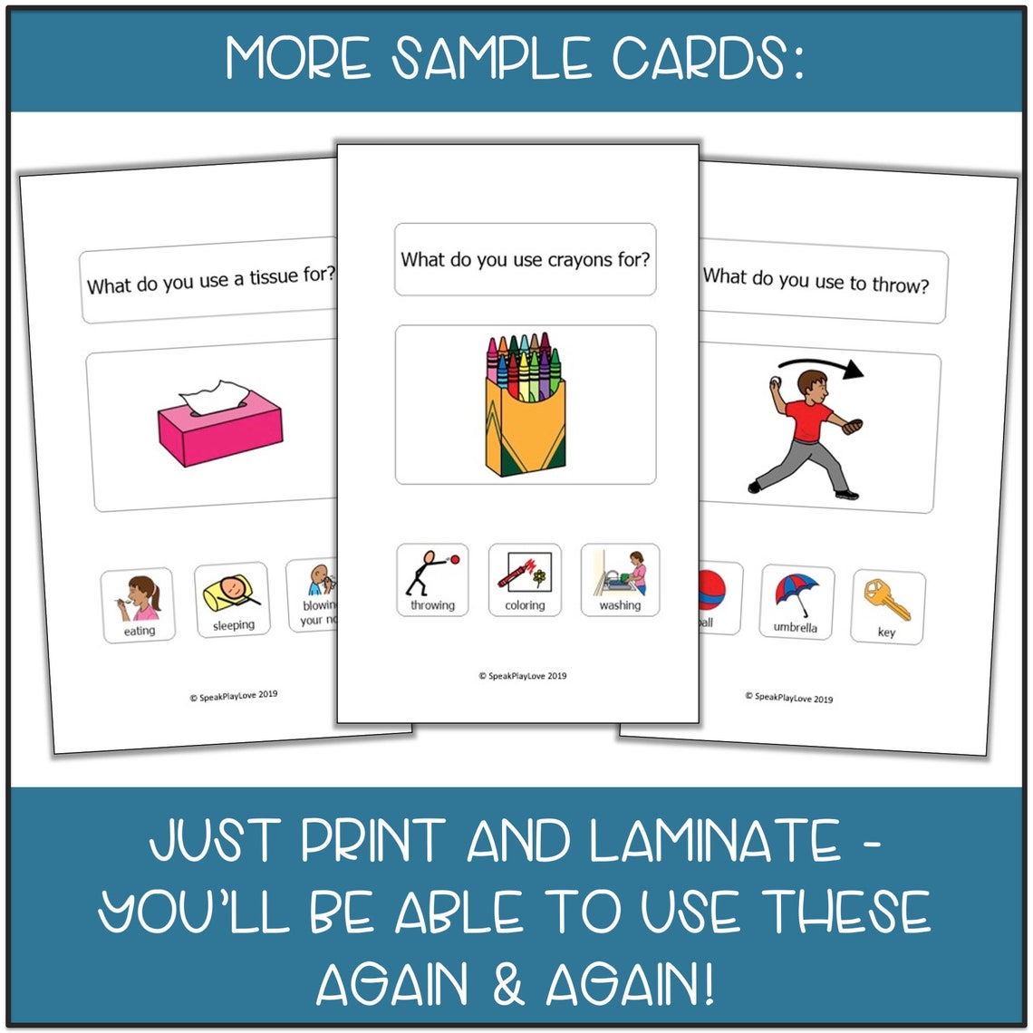 Function of Object Task Cards Printable Speech Therapy - Etsy