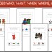 Christmas WH Question Cards, Speech Therapy, Autism (digital Download ...