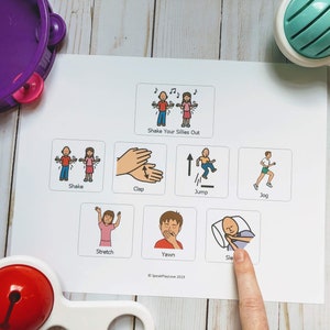 Printable Circle Time Song Visuals, Interactive Communication Boards ...