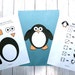 Printable Winter Craft for Kids, Roll-a-penguin Game and Craft, Arctic ...