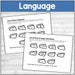 Printable Winter Speech Therapy Materials, Articulation Worksheets, Cut ...