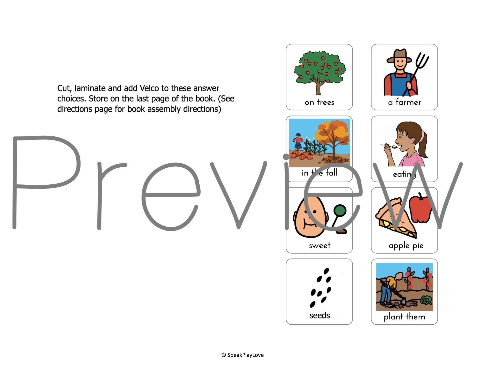 Printable Apples Interactive Book, Wh Questions & Yes/no Questions ...