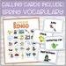 Printable Spring Bingo Activity, 32 Bingo Boards, Language Learning ...