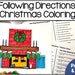Printable Christmas Following Directions Coloring Pages, Digital ...