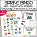 Printable Spring Bingo Activity, 32 Bingo Boards, Language Learning ...