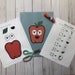 Printable Fall Craft for Kids, Roll-an-apple Game and Craft for ...