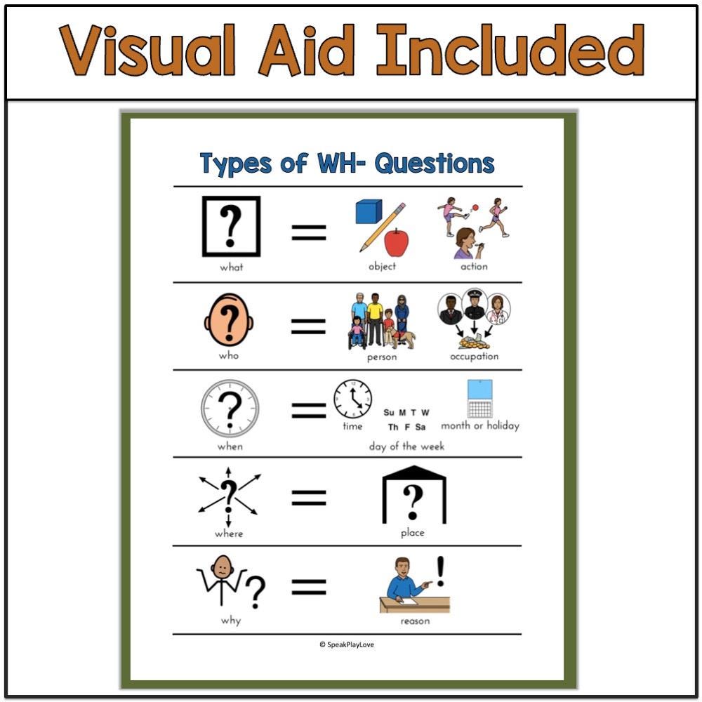 Fall Short Stories With WH Questions Printable; Listening Comprehension ...