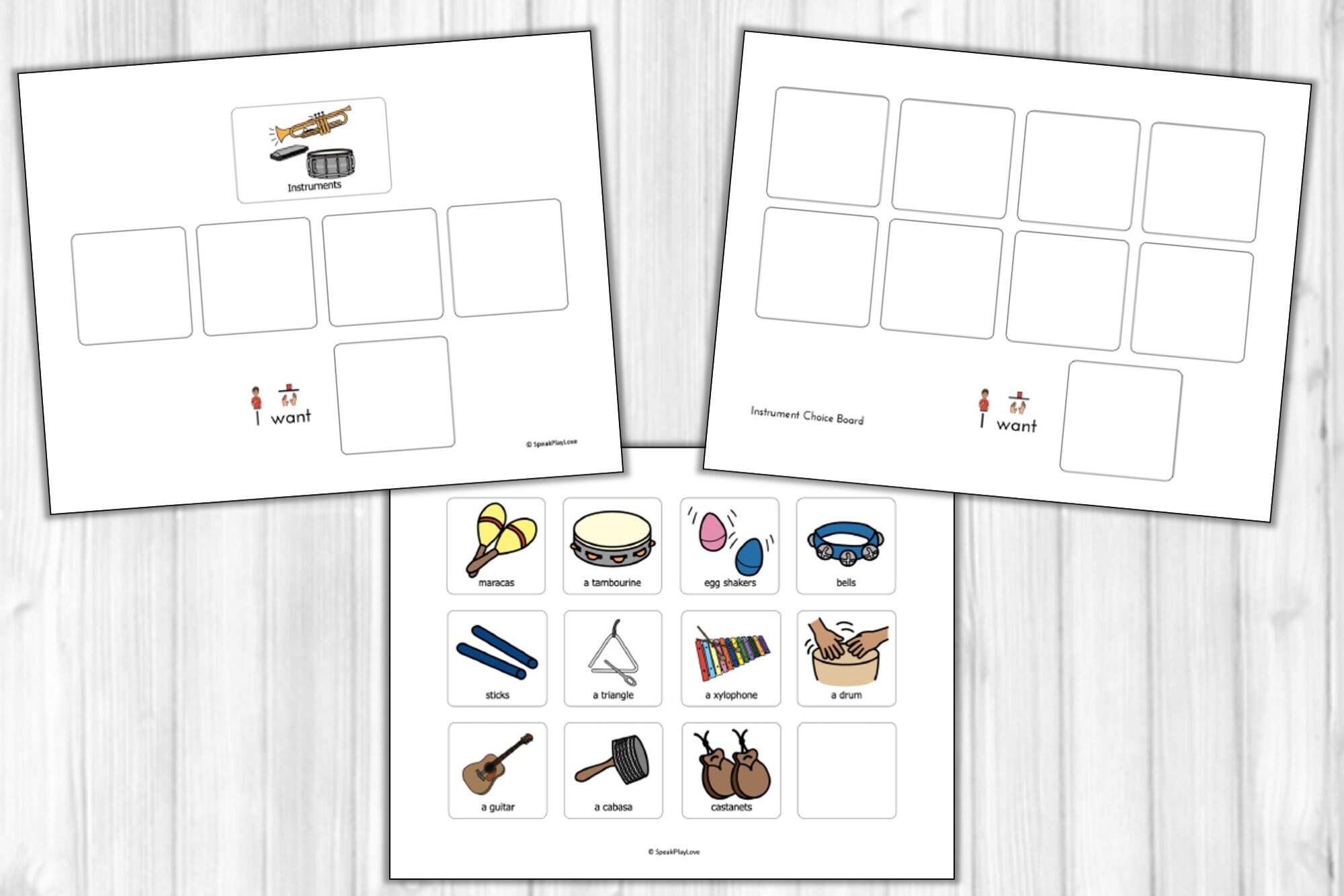 Printable Circle Time Song Visuals: Toddler & Preschool Communication ...
