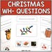 Christmas WH Question Cards, Speech Therapy, Autism (digital Download ...