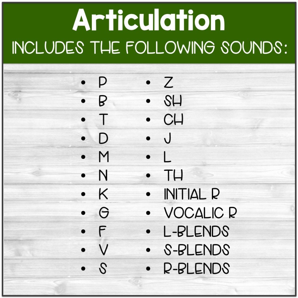 Printable Speech Therapy Craft, Articulation Worksheets, Cut and Glue ...