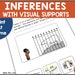 Printable Inferences Task Cards, Speech Therapy Materials, Inferencing ...