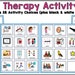 Printable Visual Schedule for Speech Therapy, First/then Board, Token ...