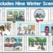Winter WH Questions Picture Scenes: Speech Therapy Materials (digital ...