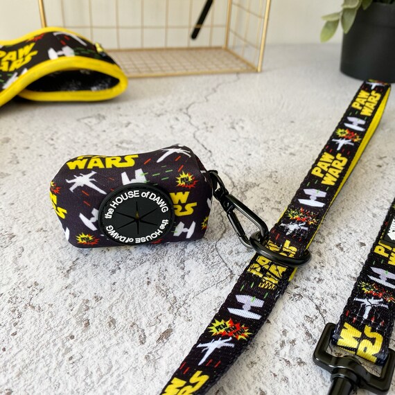 Dog Poop Bag Holder Paw Wars Poop Bag Holder Sci-fi Dog - Etsy