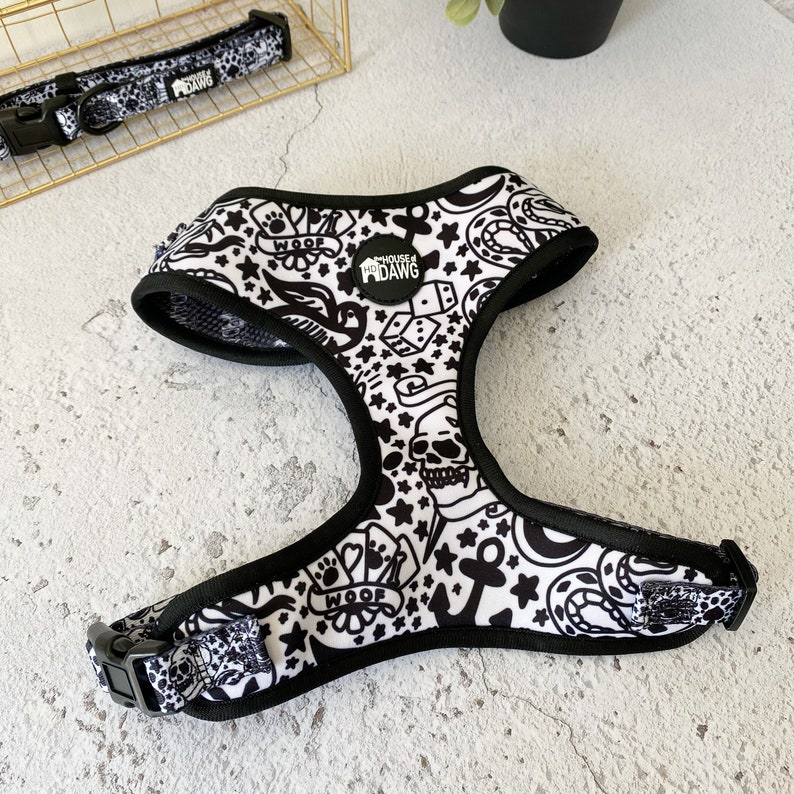 Dog Harness Tattoo Dog Harness Neoprene Dog Harness - Etsy