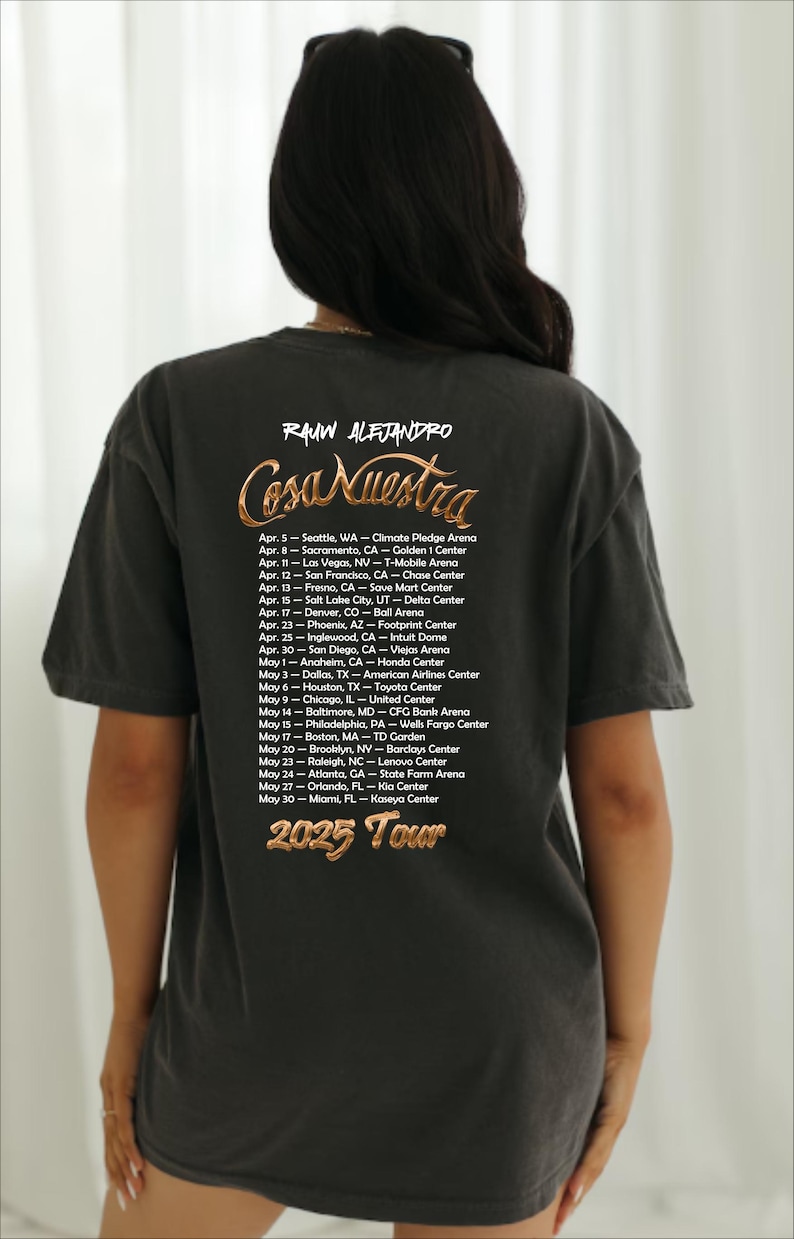Rauw Alejandro Cosa Nuestra Concert Merch Tour Dates - Etsy