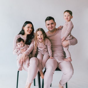 Family Matching Personalised or Plain Velvet Mocha Ribbed - Etsy