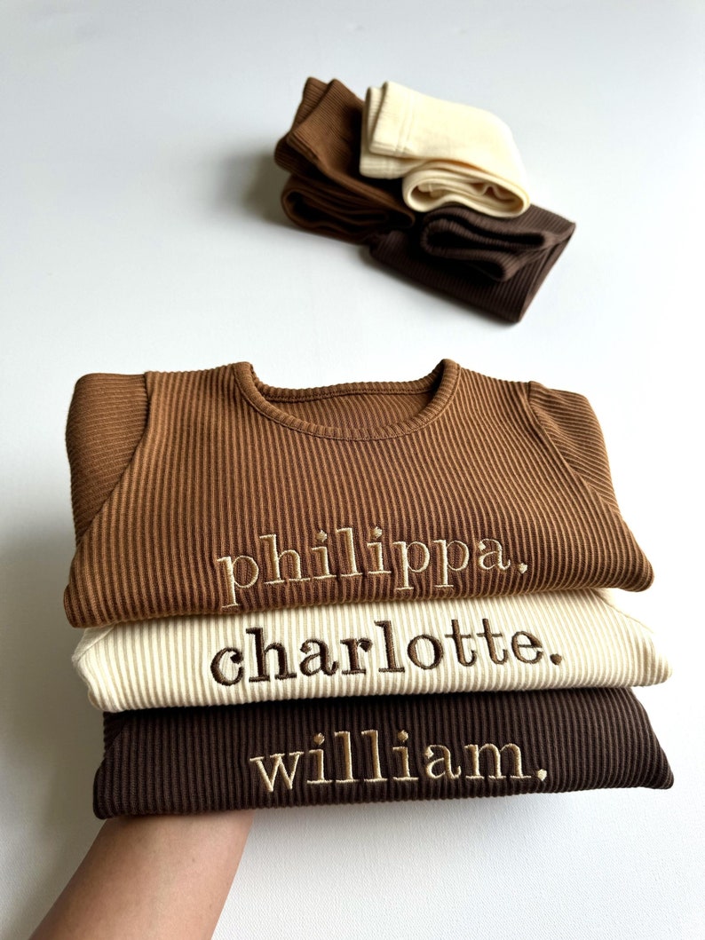 PERSONALISED Initials or Name Lounge Set Baby Toddler Loungewear Name ...