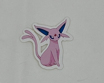 Energized Espeon Sticker | Original Artwork | Pokémon | Sticker - Etsy