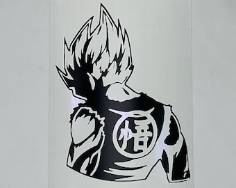 Super Saiyan Goku Decal - Etsy