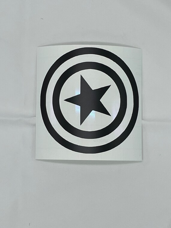 Captain America Shield Decal - Etsy
