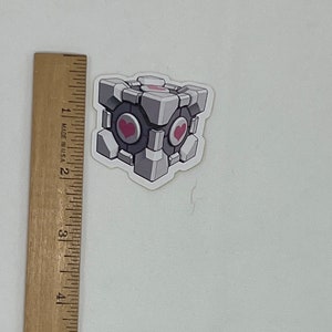 Companion Cube Sticker - Etsy